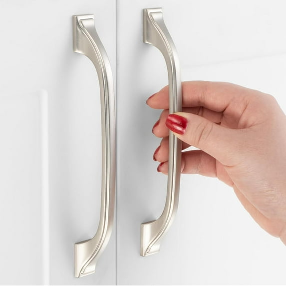 10 Pack 5 Inch Brushed Nickel Cabinet Pulls Satin Nickel Cabinet ...