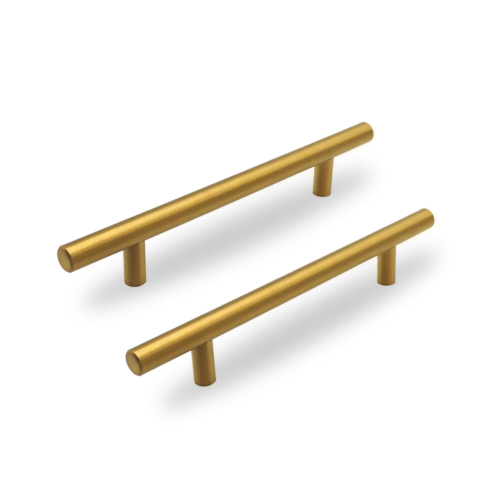 10 Pack 5 Inch Hole Center Cabinet Pulls Handles, Gold Kitchen Cabinet ...