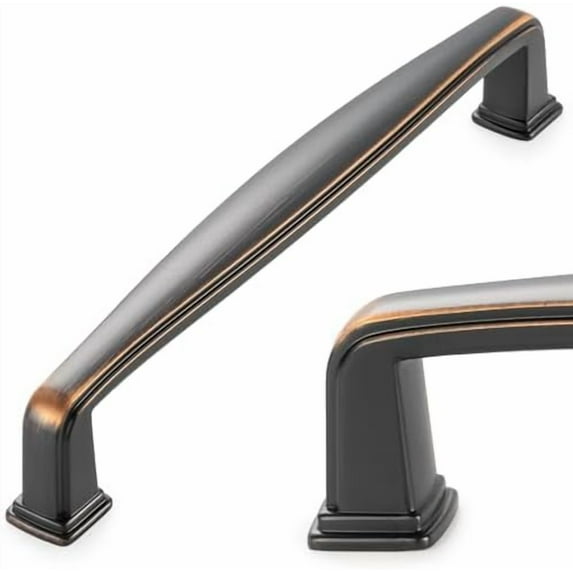10 Pack 5 Inch Oil Rubbed Bronze Kitchen Cabinet Pulls Rubbed Bronze ...