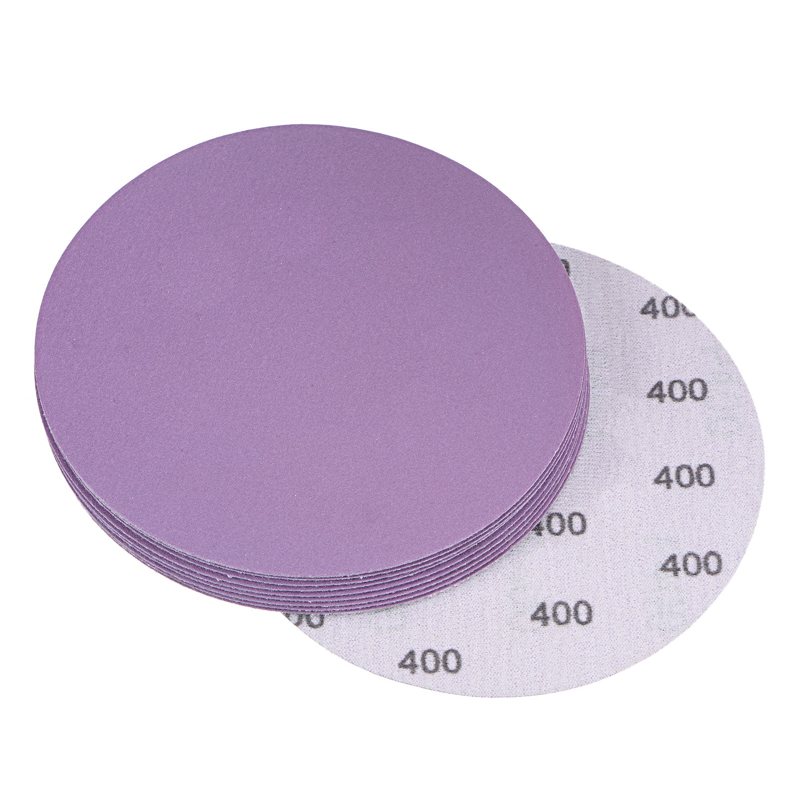 10 Pack 5-Inch Purple Sanding Discs 400 Grits Hook & Loop Professional ...