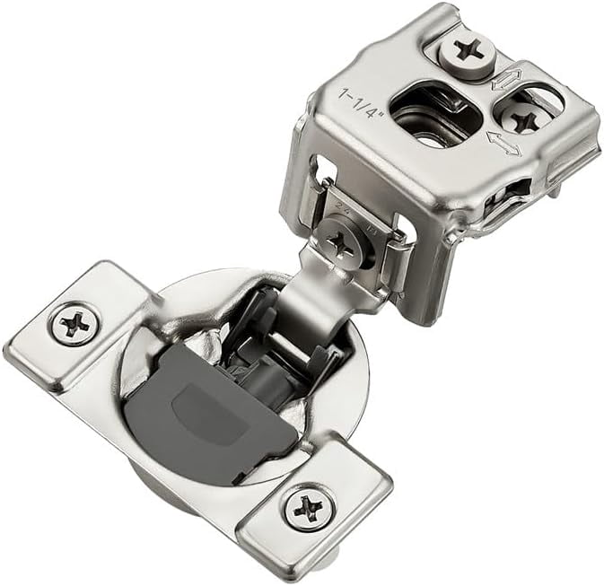 10 Pack 5 Pairs 1-1/4 inch Overlay Soft Close Cabinet Hinges for ...