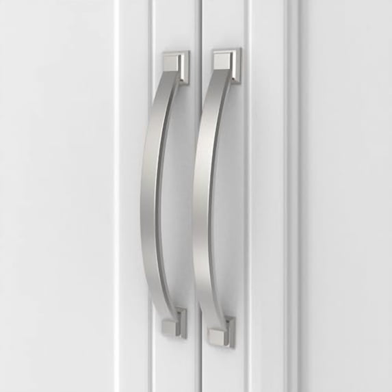 10 Pack 6.3 Inch(160mm) Brushed Satin Nickel Cabinet pulls Kitchen ...