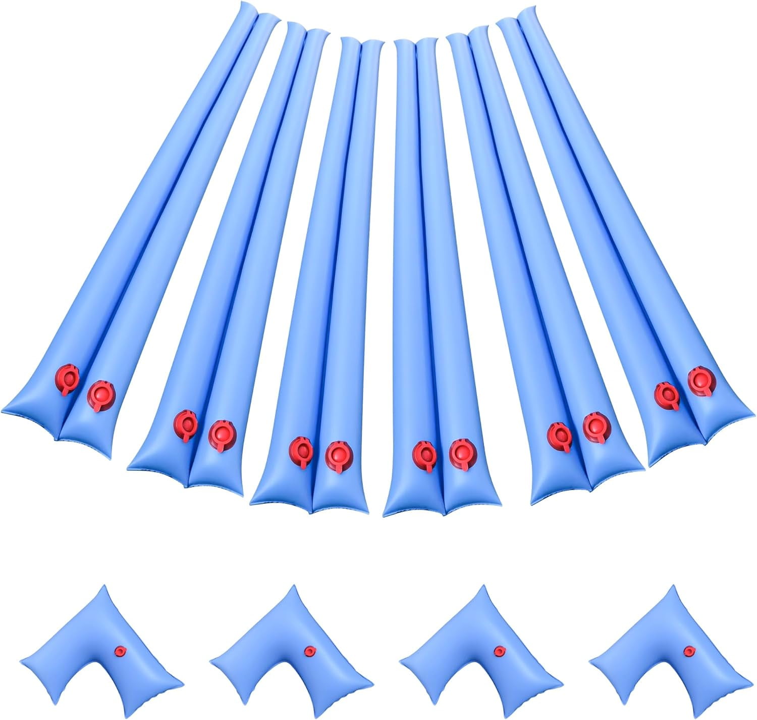 10 Pack 8/10 Foot Pool Water Bags for Inground Pools, Heavy Duty Double ...