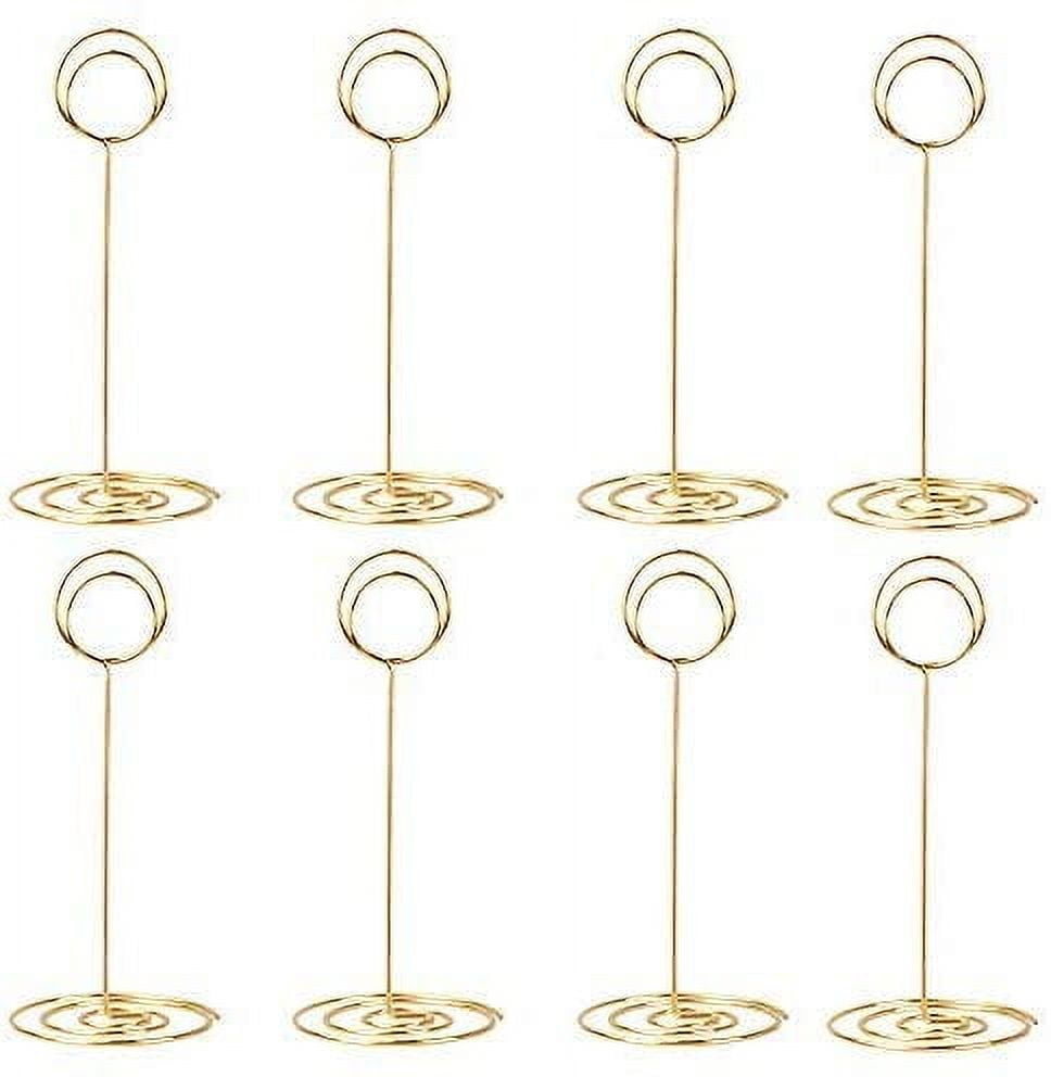 10 Pack 8.75 inch Tall Table Number Holders Place Card Holder Table ...