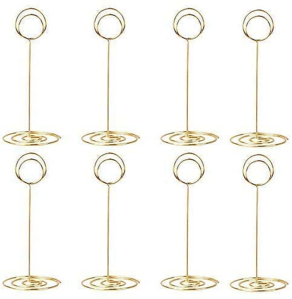 10 Pack 8.75 inch Tall Table Number Holders Place Card Holder Table ...
