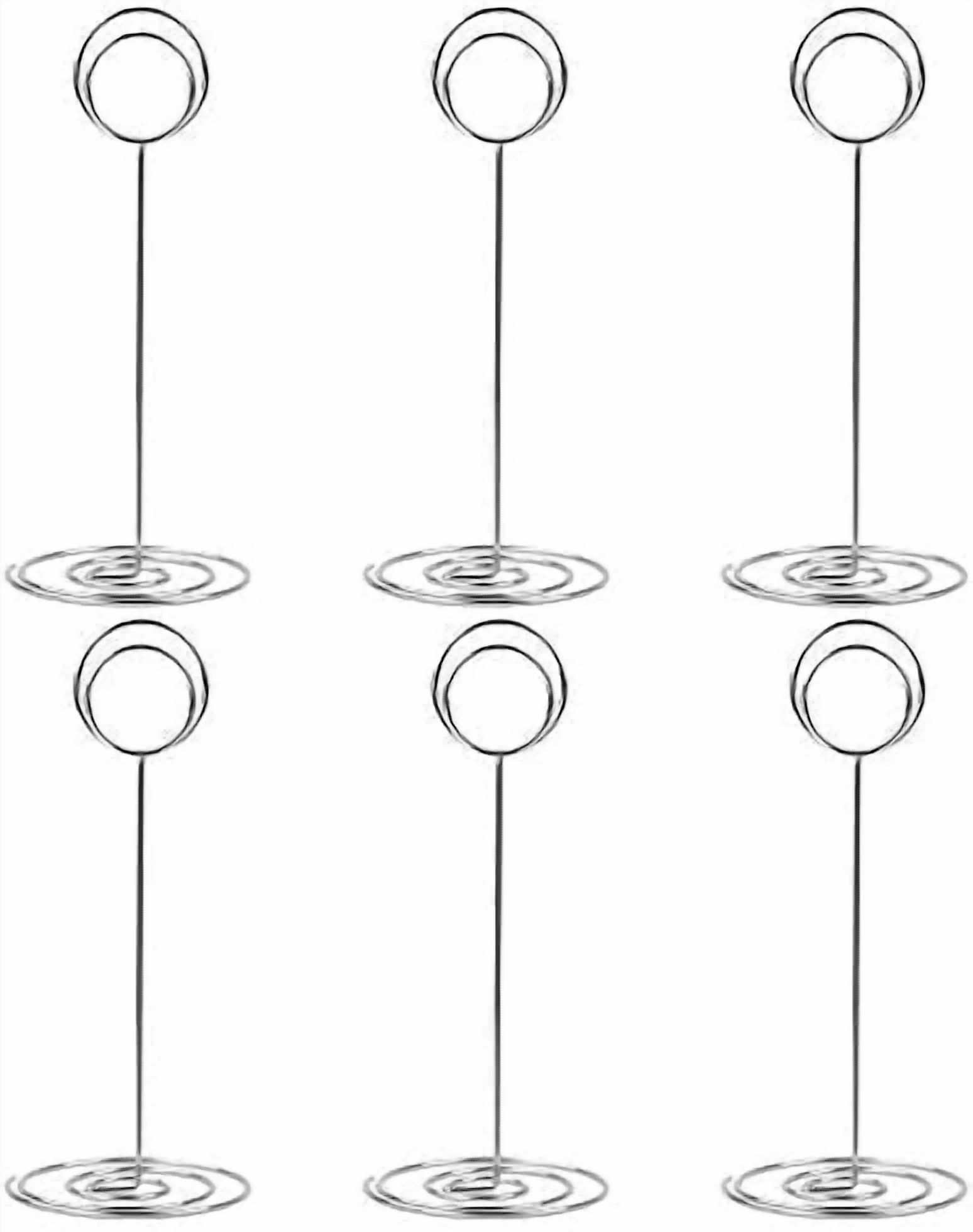 10 Pack 8.75 inch Tall Table Number Holders Place Card Holder Table ...