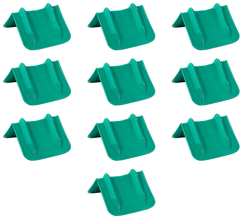 10 Pack Green Flatbed Edge Protectors - 8"x8"x10" Plastic V Board ...