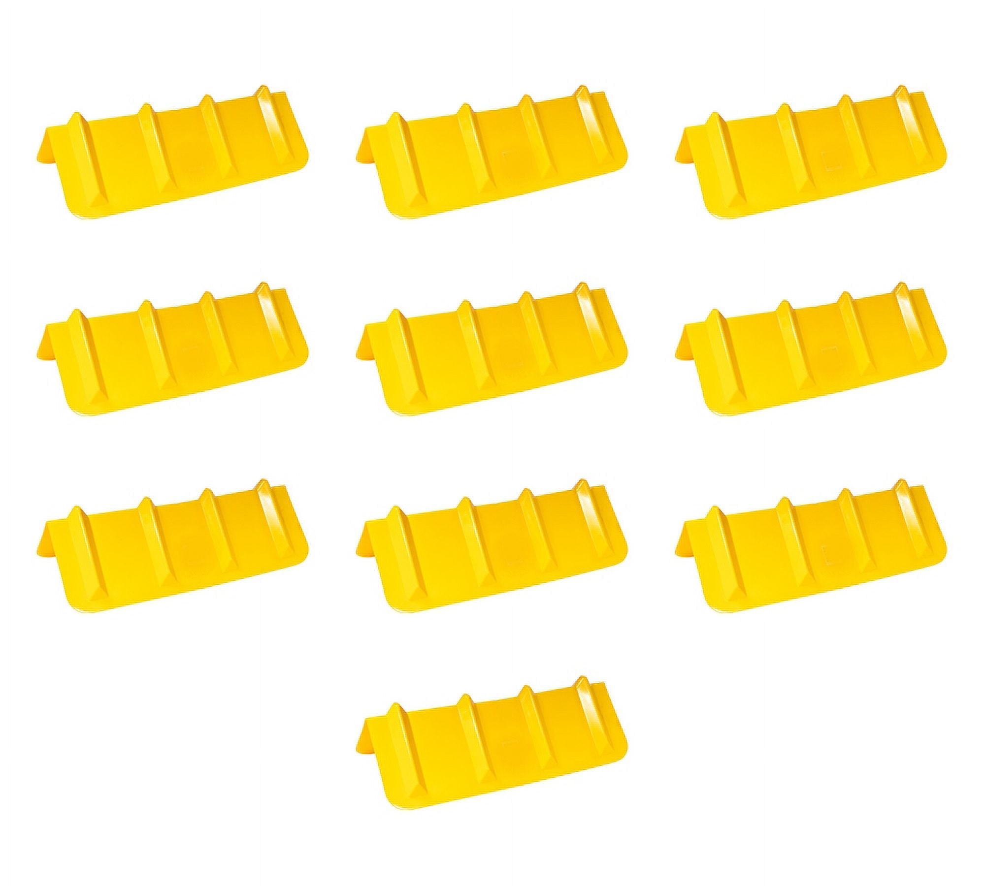 10 Pack 8"x8"x36" Yellow Flatbed Corner Protector - V Shaped Edge Guard ...