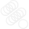 10-Pack 91mm OD Silicone O-Rings Gasket, Seal Gasket for 3" Clamp ...