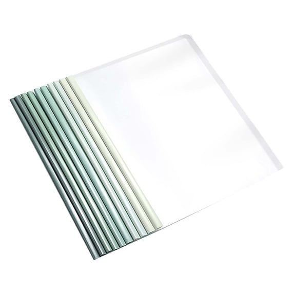10-Pack A4 Sliding Bar Report Covers, Cosmug Clear Presentation Folders ...