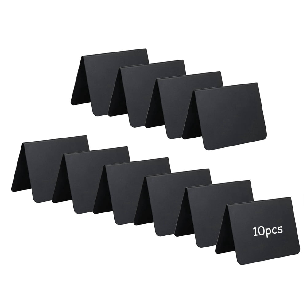 10 Pack Acrylic Mini Chalkboard Signs for Food,Mini Tabletop Chalkboard ...