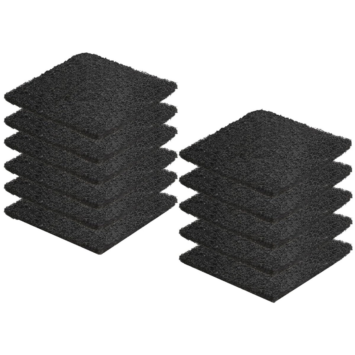 10 Pack Activated Charcoal Deodorizer Sheets,Compost Filter Sheets for ...
