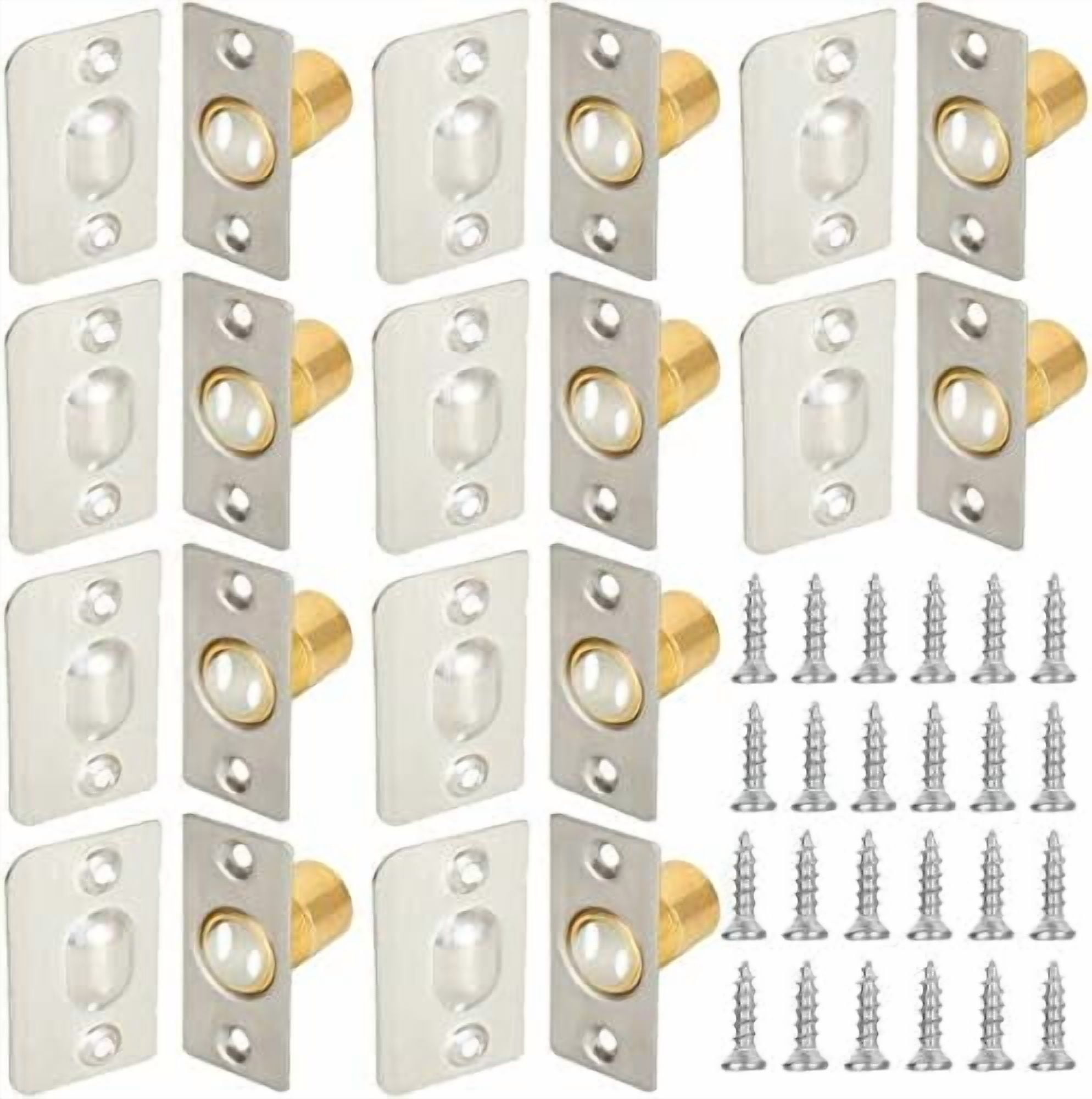 10 Pack Adjustable Ball Catch - Dual Adjustment Closet Door Hardware ...