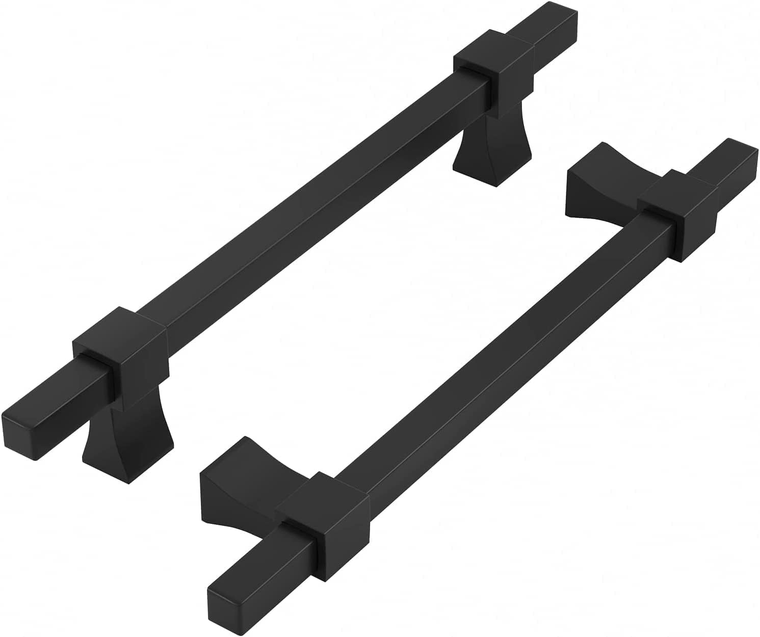10 Pack Adjustable Black Cabinet Pulls 1-3/8" to 4" (35-102mm ...