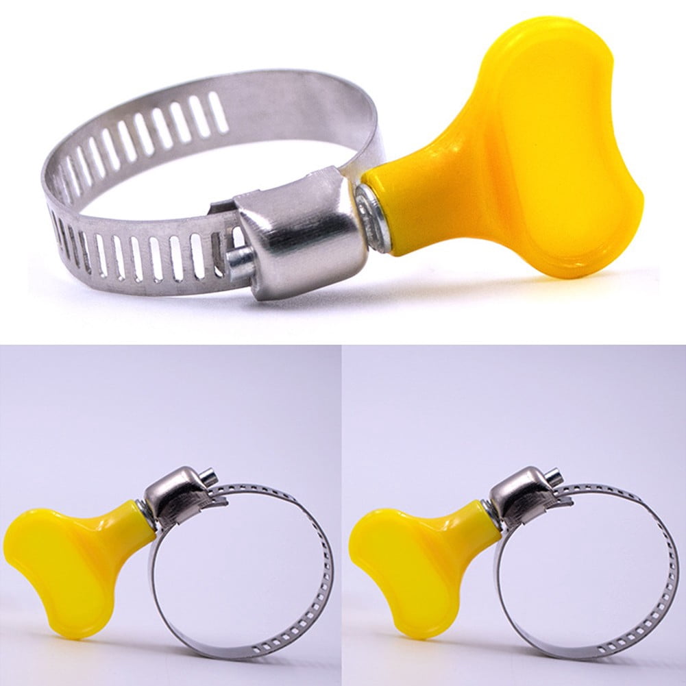 10 Pack Adjustable Hose Clamps for Pipe and Gas Line Connections ...