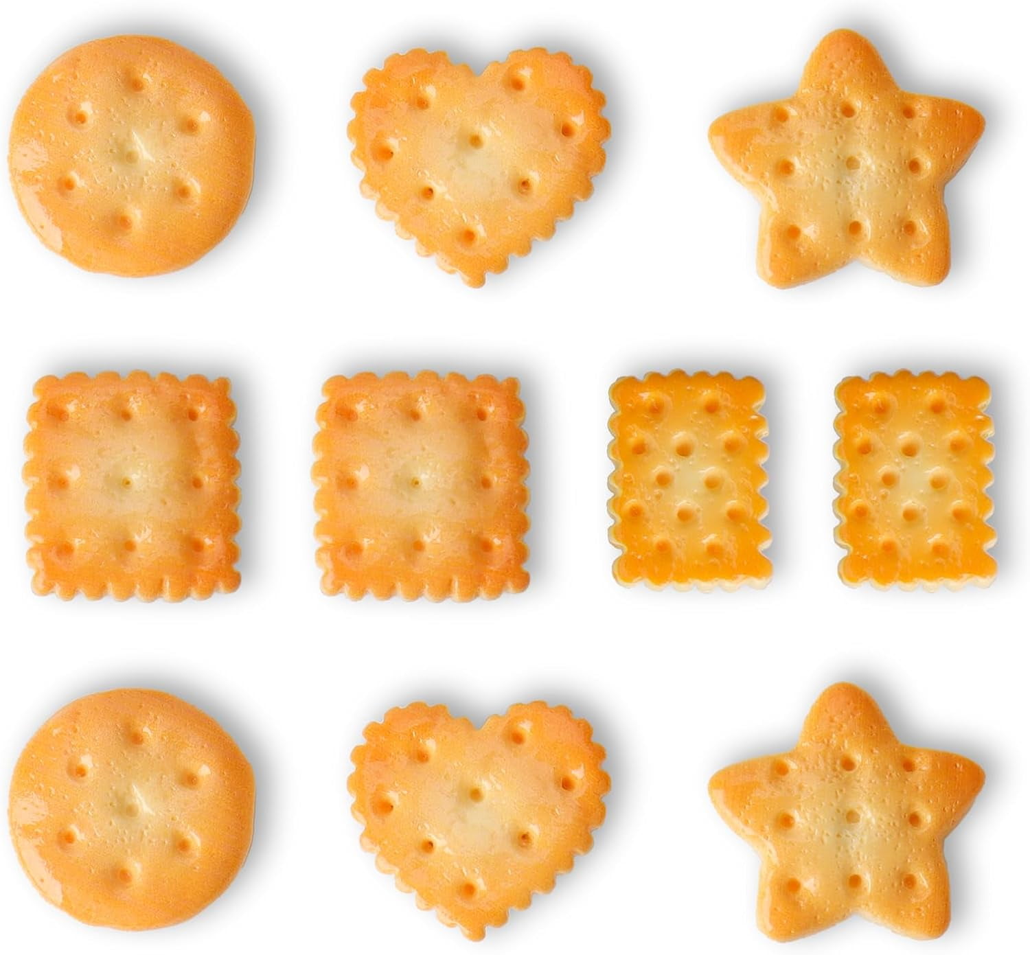 10 Pack Adorable Cartoon Cookie Refrigerator Magnets - 5 Cute Biscuit ...