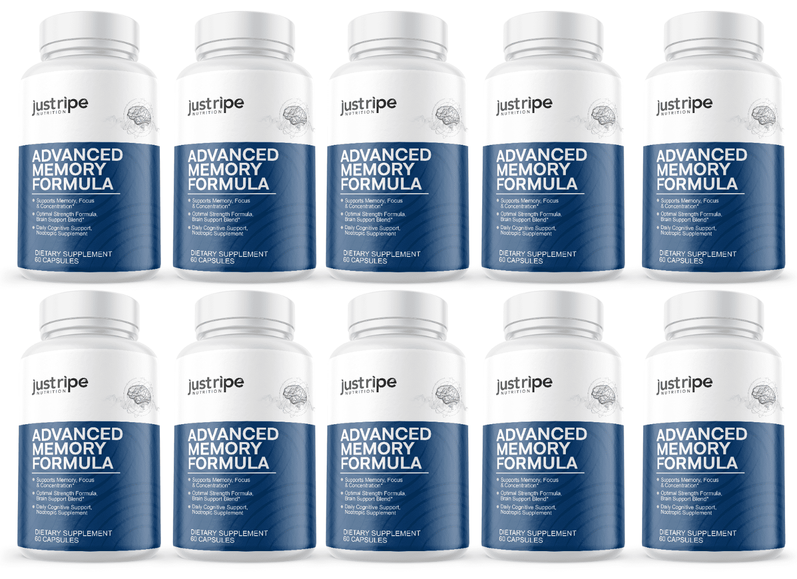 Advanced Memory Formula- Best Nootropic Brain Supplement Memory & Focus ...