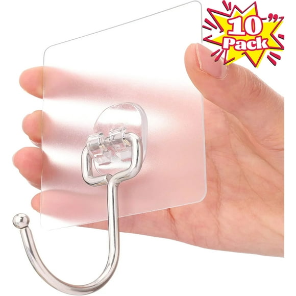 Adhesive Plastic Hooks