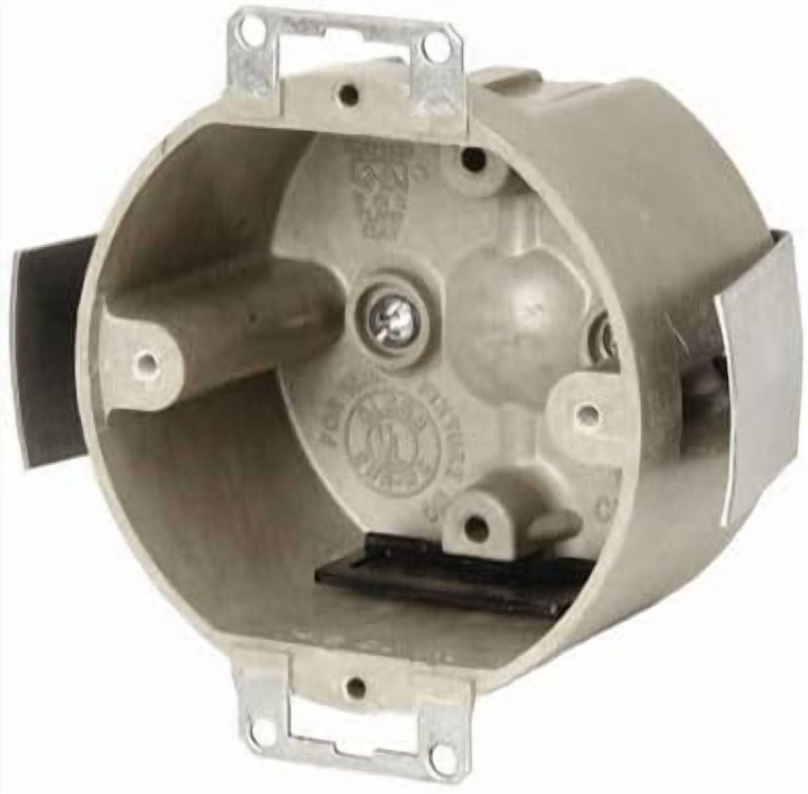 10 Pack Allied Moulded 9338-ESK Fiberglassbox 4" Round Old Work Outlet ...