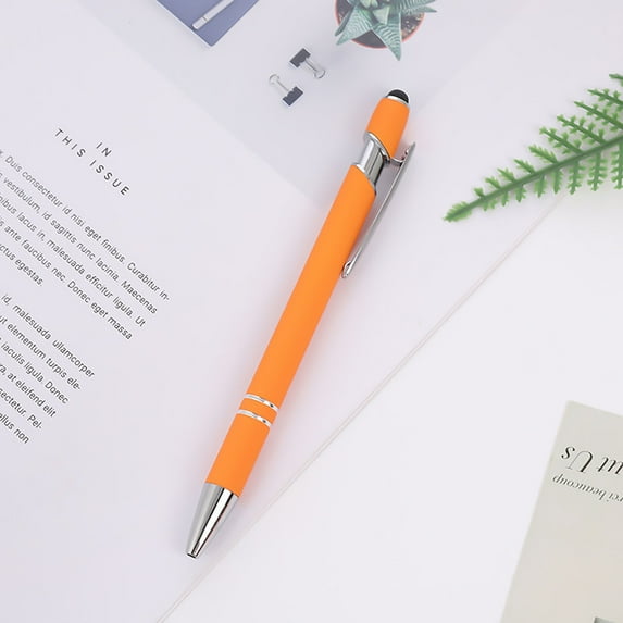 10 Pack Aluminum Rod Dual Tip Stylus and Ballpoint Pen Set, Touch ...