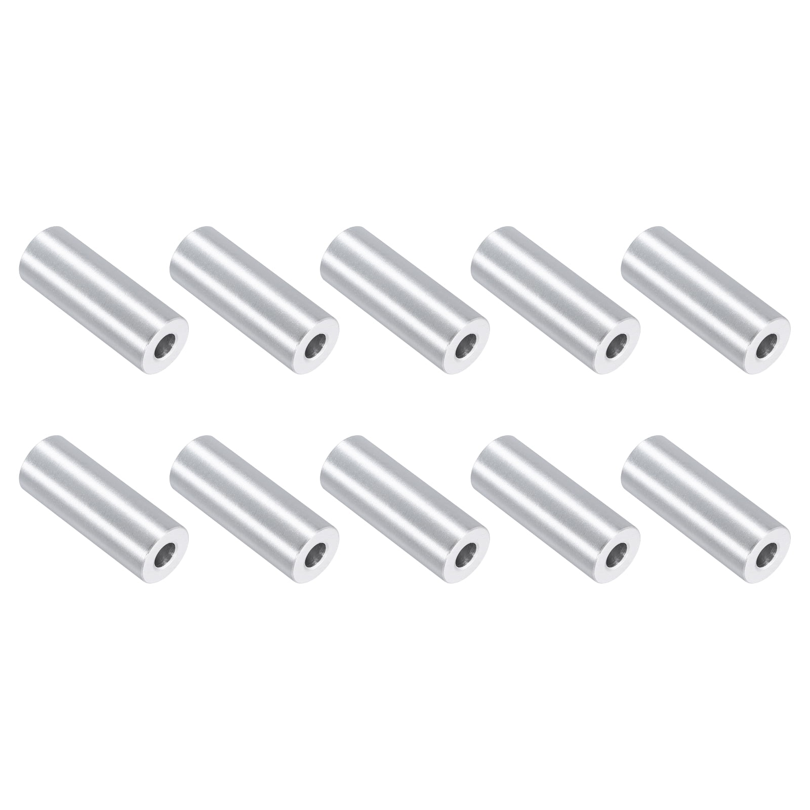 10 Pack Aluminum Spacers, 3/4" OD x 5/16" ID x 2"L for M8 Screw Bolts ...