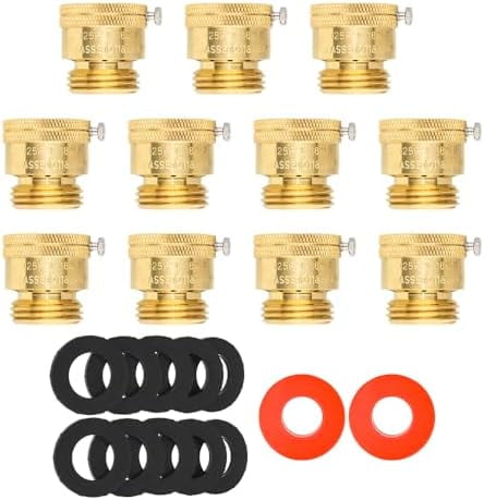 10-Pack Anti Siphon Vacuum Breakers Set, 3/4 Inch Backflow Preventer ...