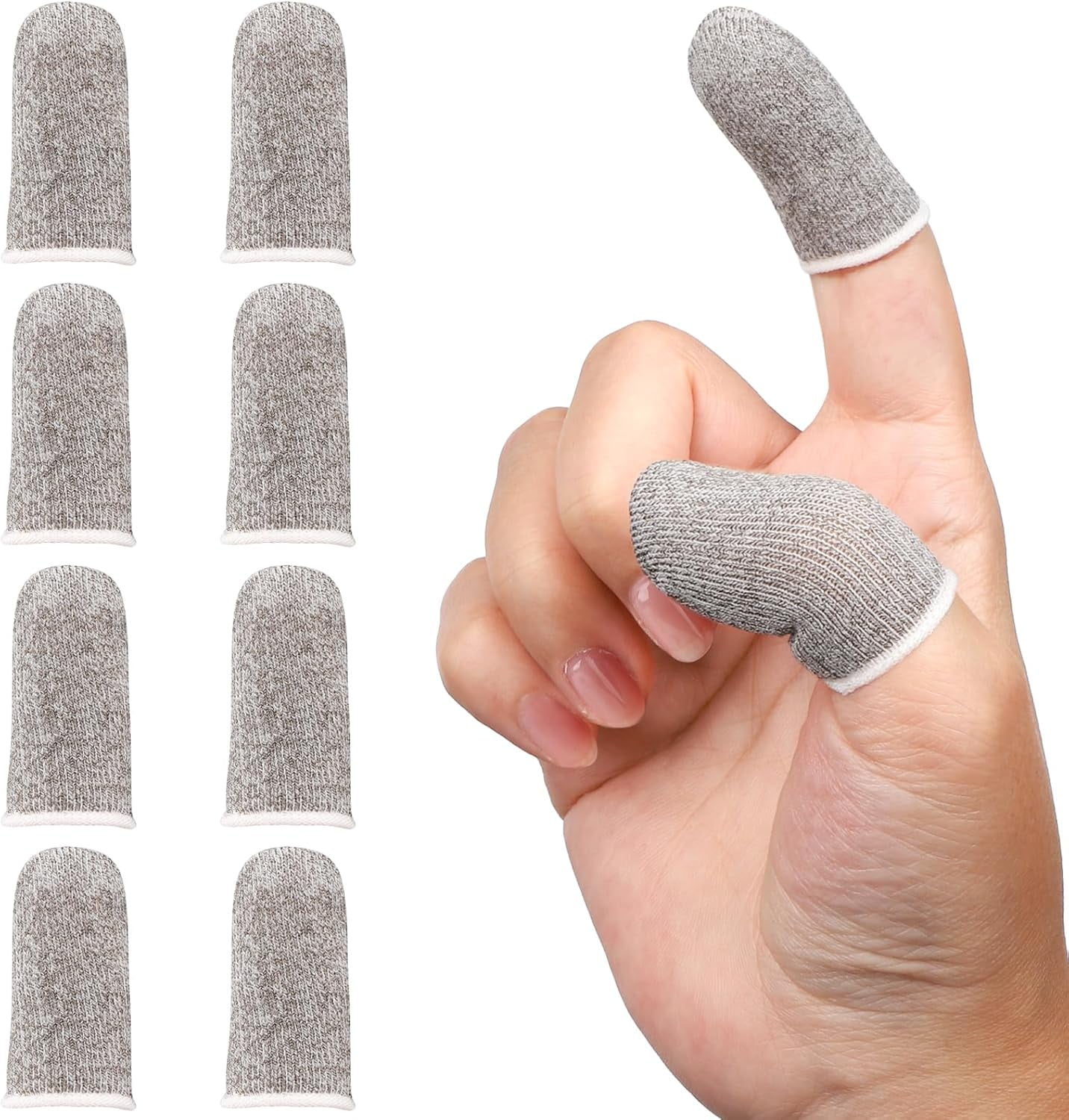 10 Pack Anti-Sweat Mobile Gaming Finr Sleeves for Gaming, Smooth Thumb ...