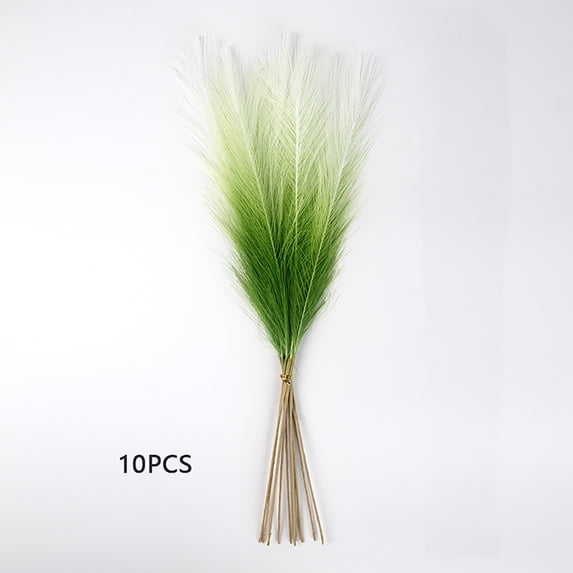 10-Pack Artificial Pampas Grass – 21.65 Inch Faux Reed Decor for Home ...