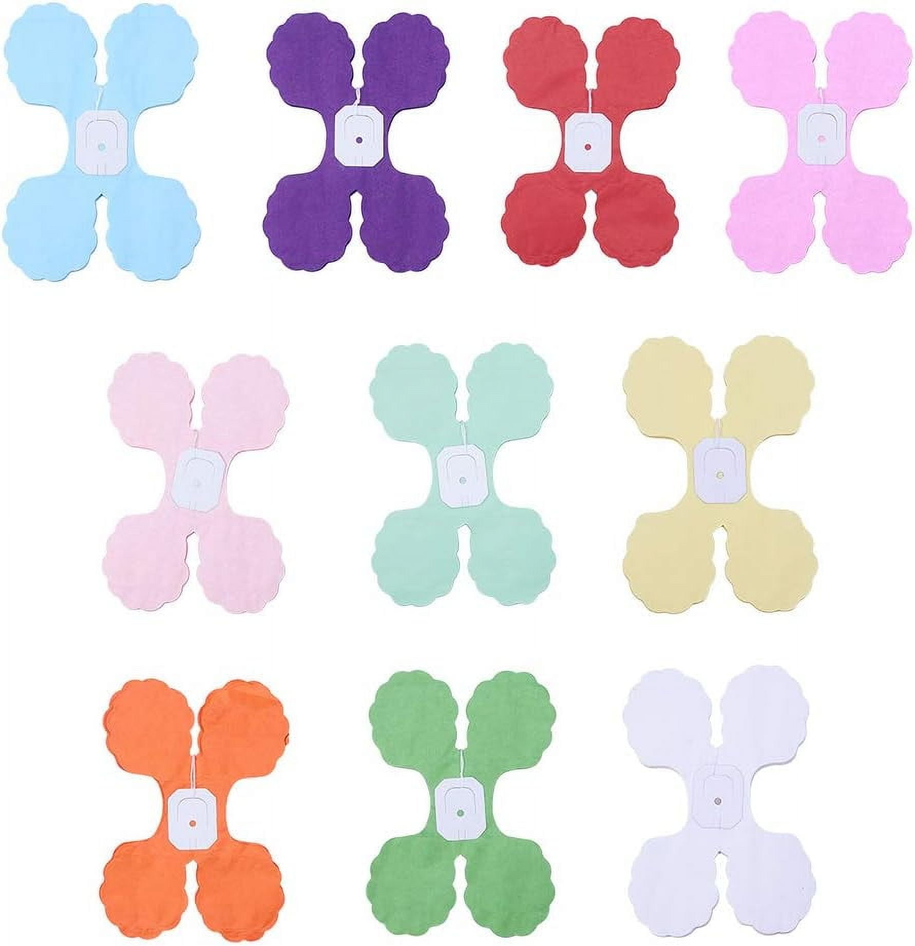 10 Pack Assorted Colors Flower Party Streamers Four-Leaf Clover Paper ...