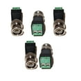 10 Pack BNC Male Coaxial Balun Connector to Screw Terminals - Use CAT5 ...