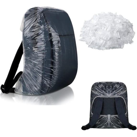 10 Pack Backpack Rain Cover Disposable Waterproof Cap Elastic Covers ...