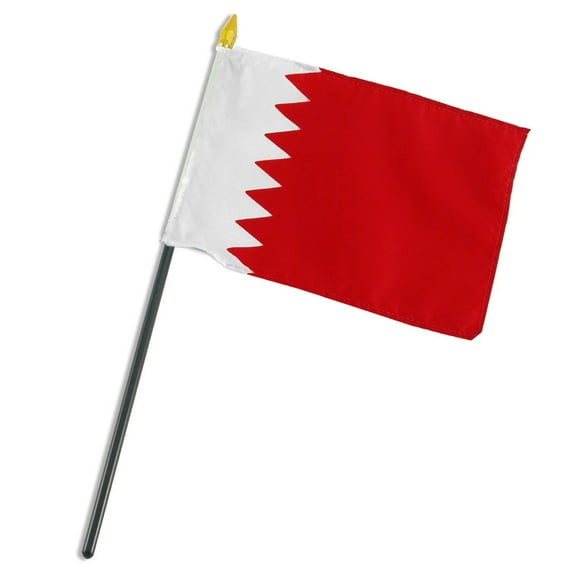 10 Pack Bahrain 4"x6" Flag Desk Table Stick (sewn edges) - Walmart.com