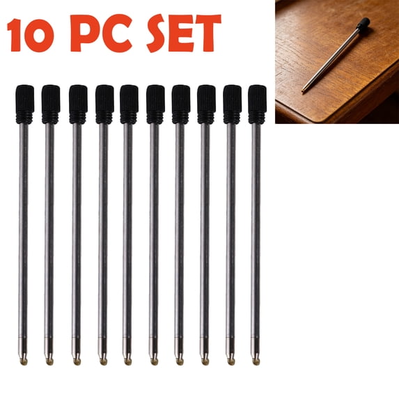 10 Pack Ball-Point Refill, 2.75 Inch Replaceable Ballpoint Pen Ink ...