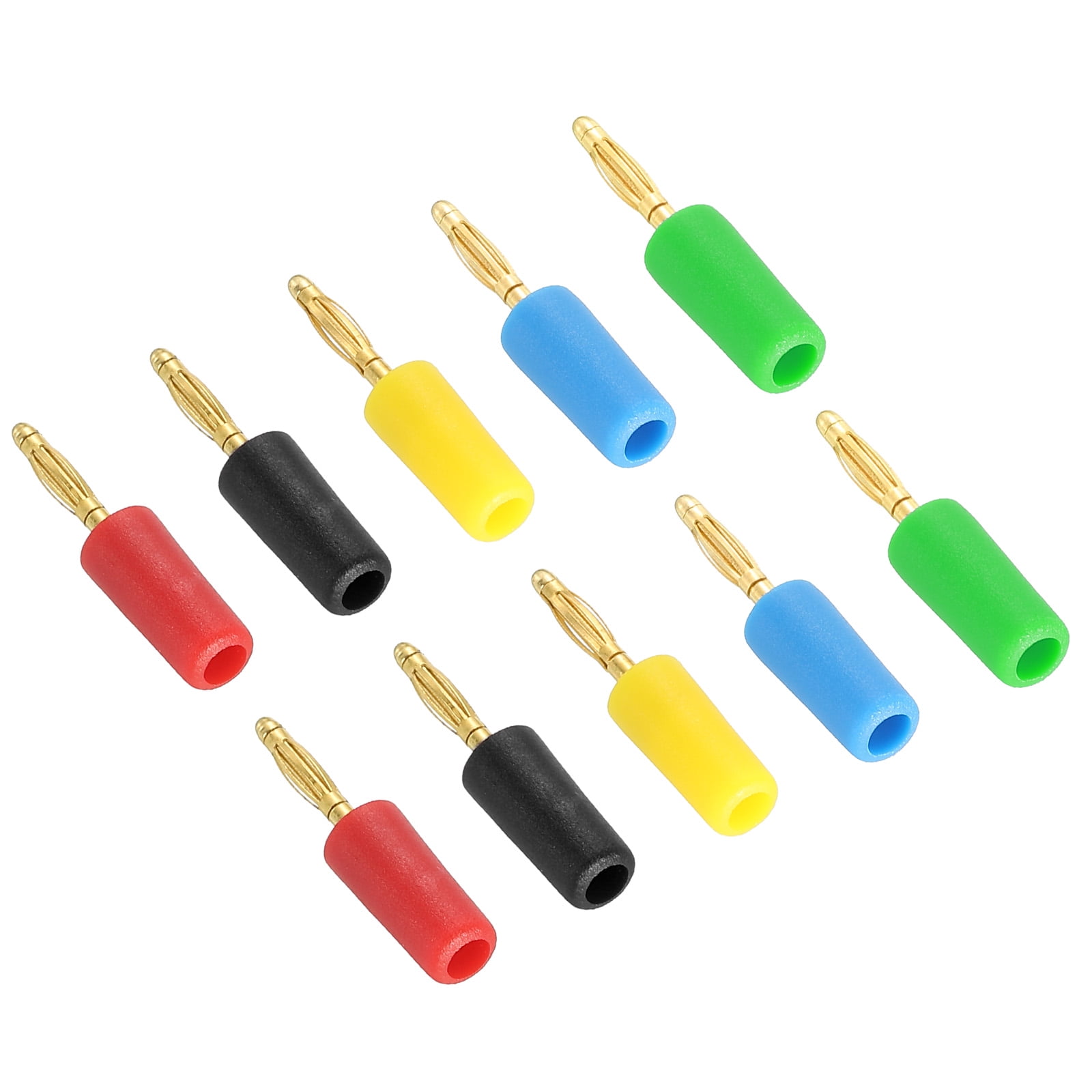 10 Pack Banana Plugs Connector Speaker Banana Plug Connectors Solder ...