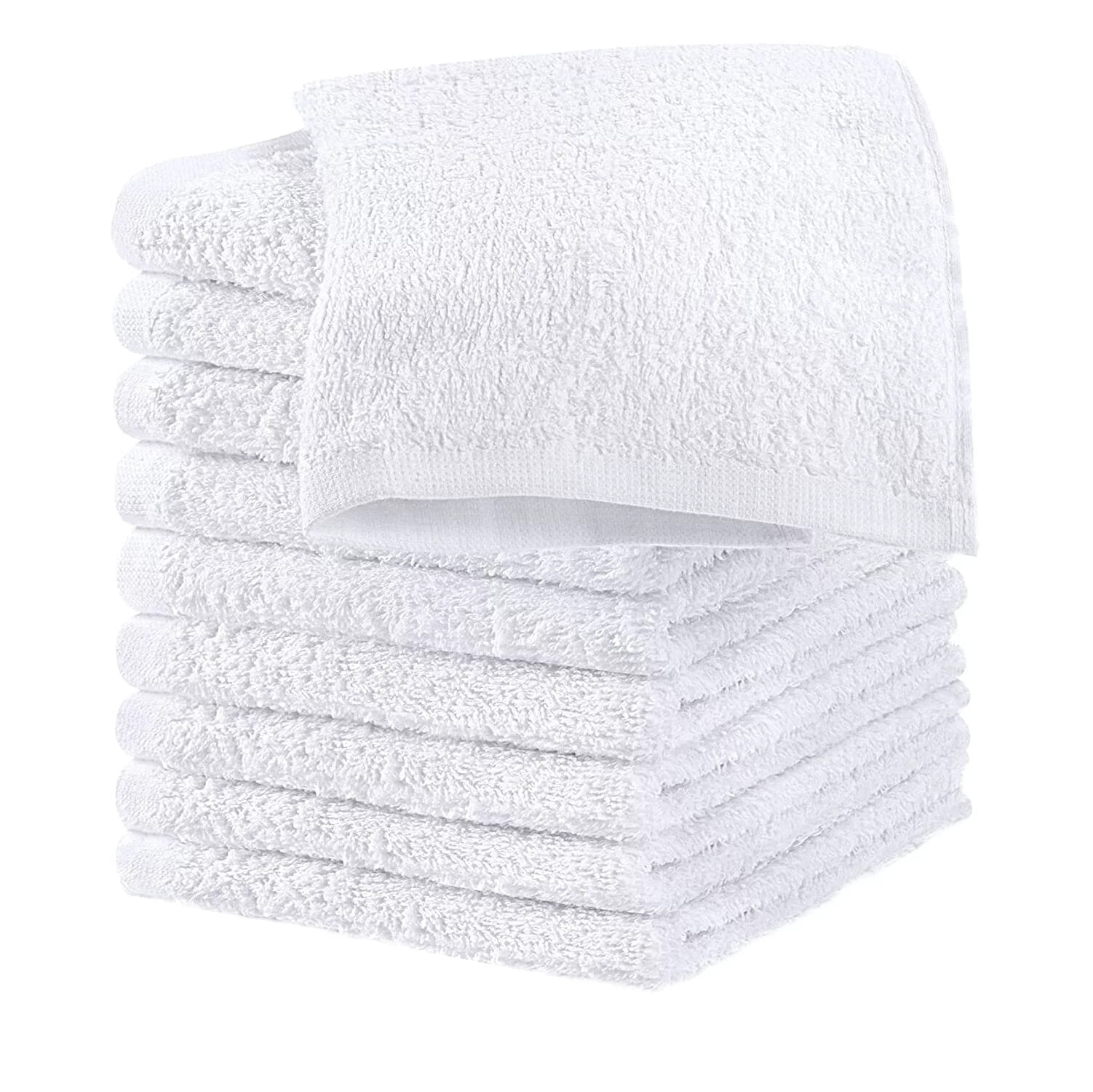 10 Pack Bar Towels - Bar Mop Cleaning Kitchen Towels (12" x 12'') - 100 ...
