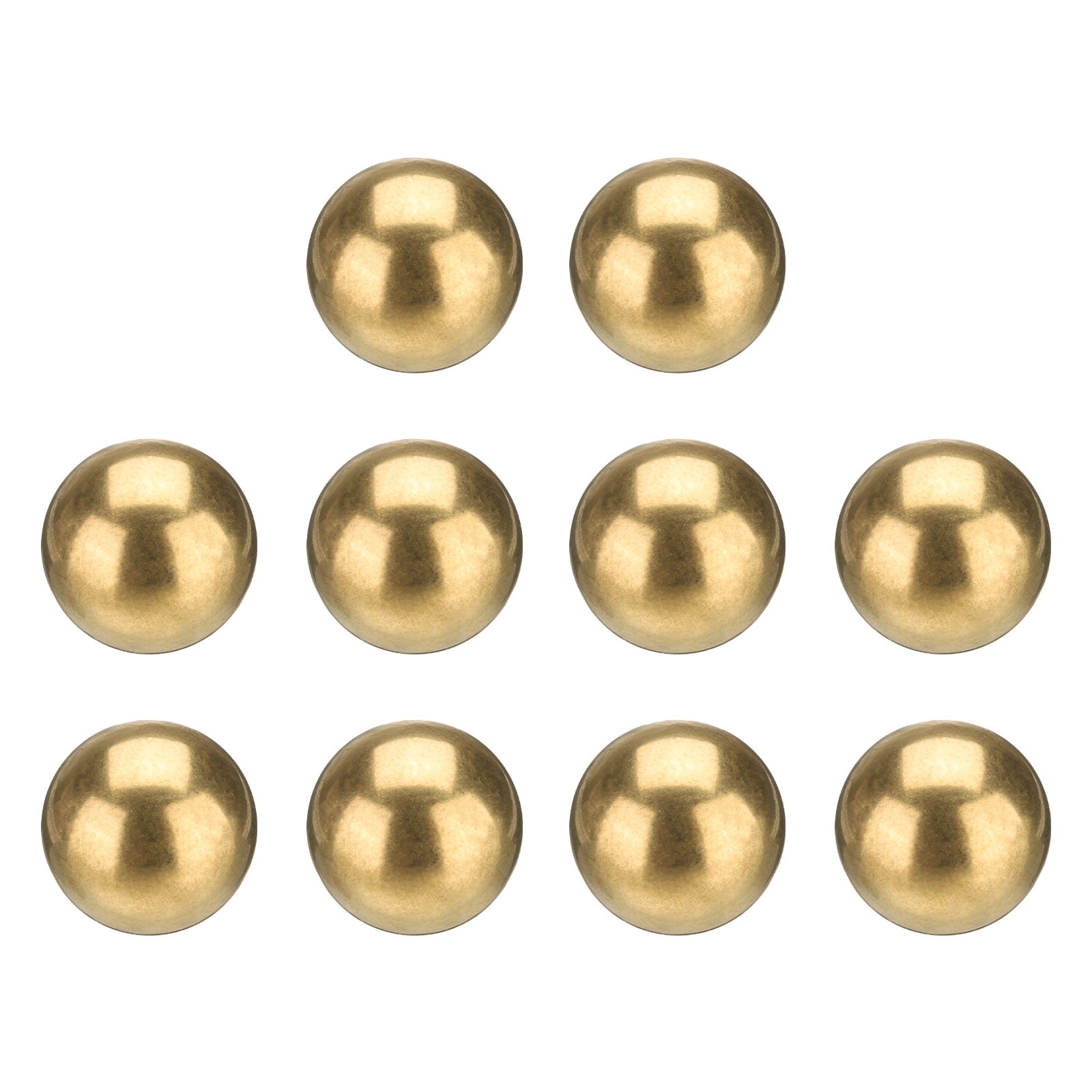 10 Pack Bearing Balls, 12mm Diameter H62 Precision Solid Brass Bearing ...