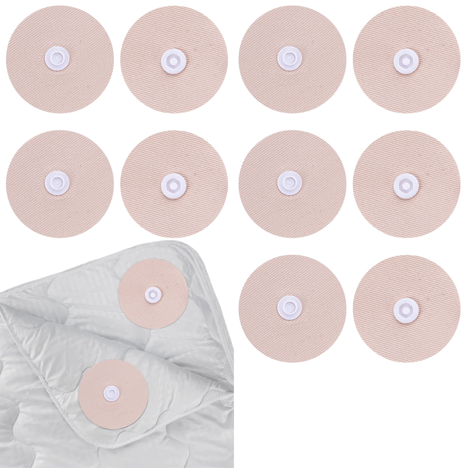10-Pack Bed Sheet Fasteners - Snap Button Non-Slip Clips to Secure ...