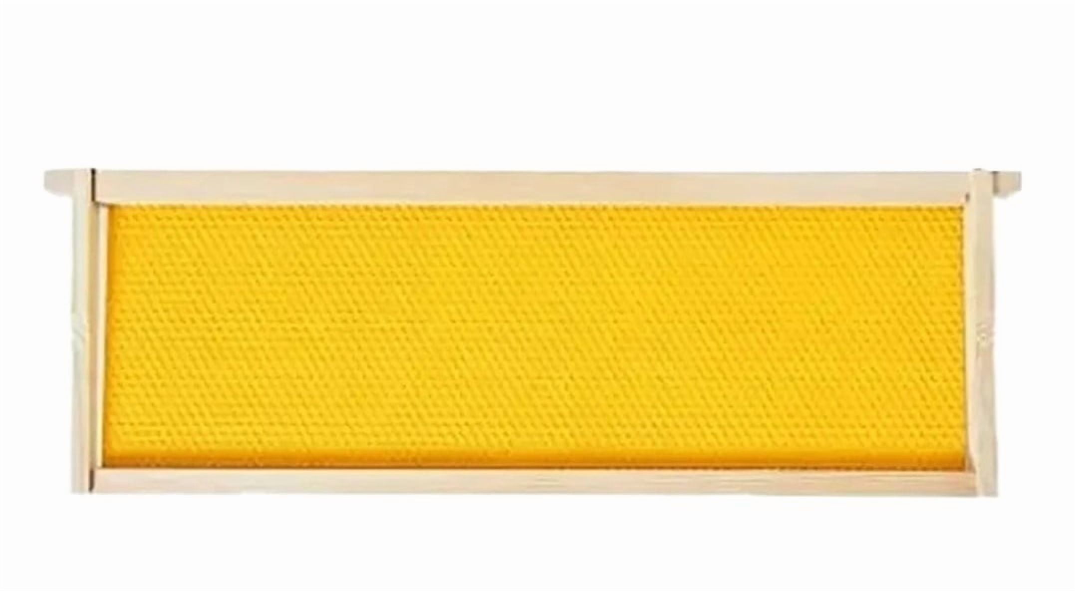 10-Pack Beehive Frames With Beeswax Coated Foundations Fits 8/10 Frame ...