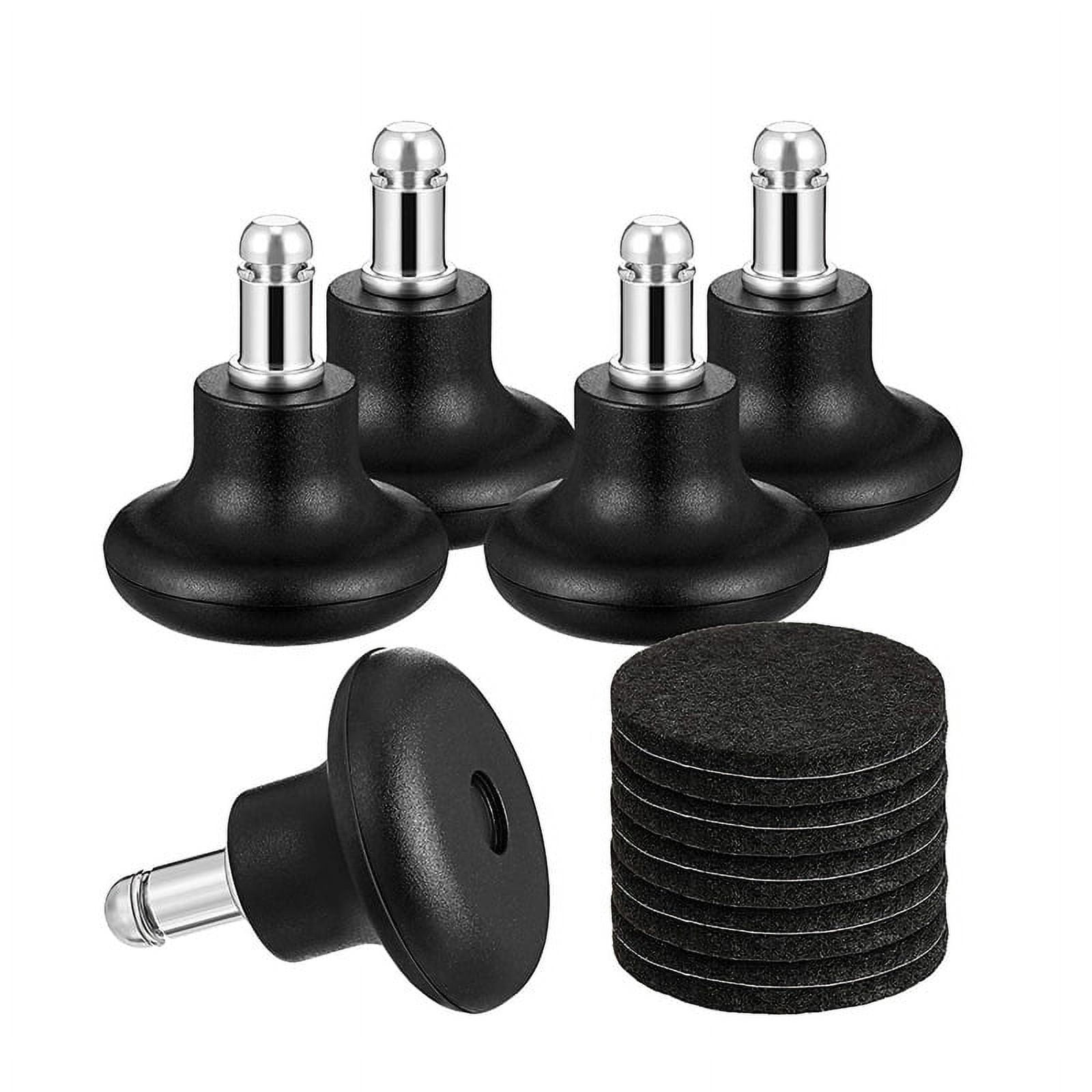 10 Pack Bell Glides for Office Chair, 11x36mm Stem Fixed Caster Wheels ...