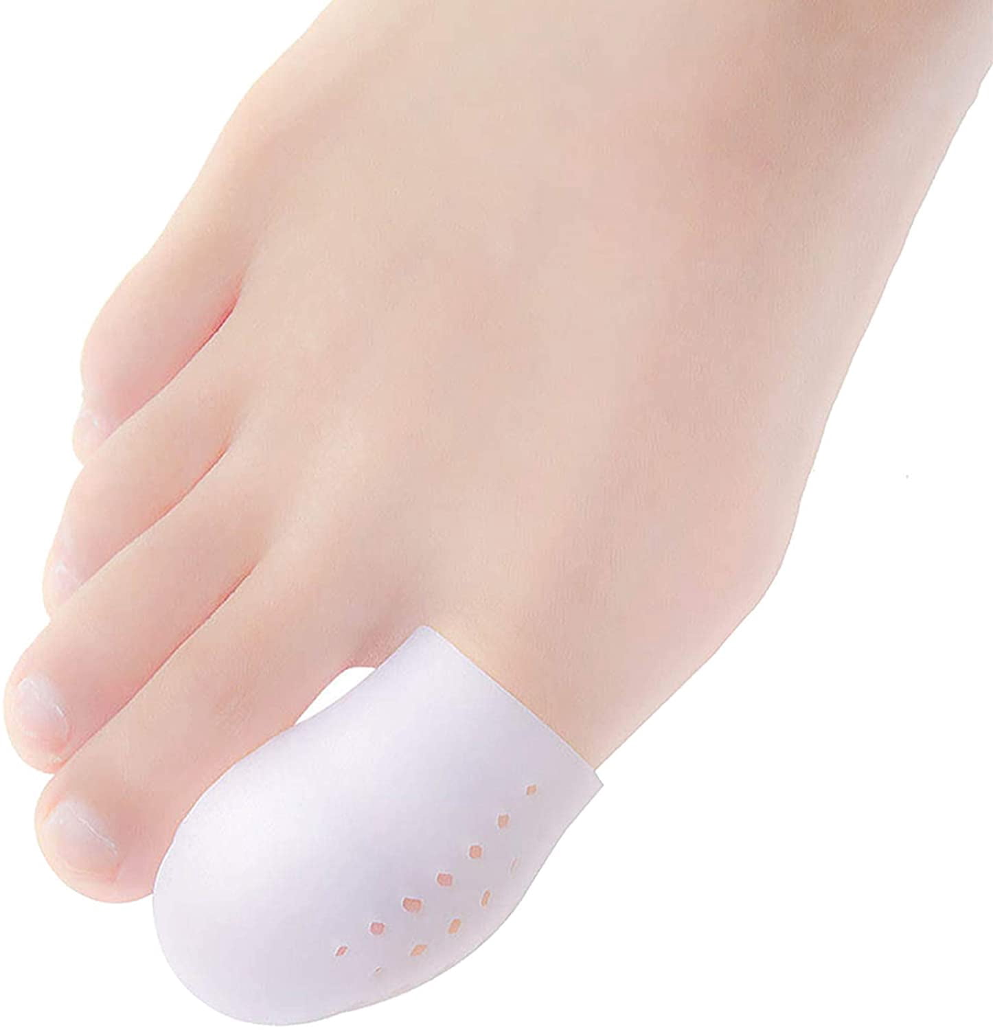 10 Pack Big Toe Protectors, Gel Toe Caps, New Breathable Silicone Toe ...
