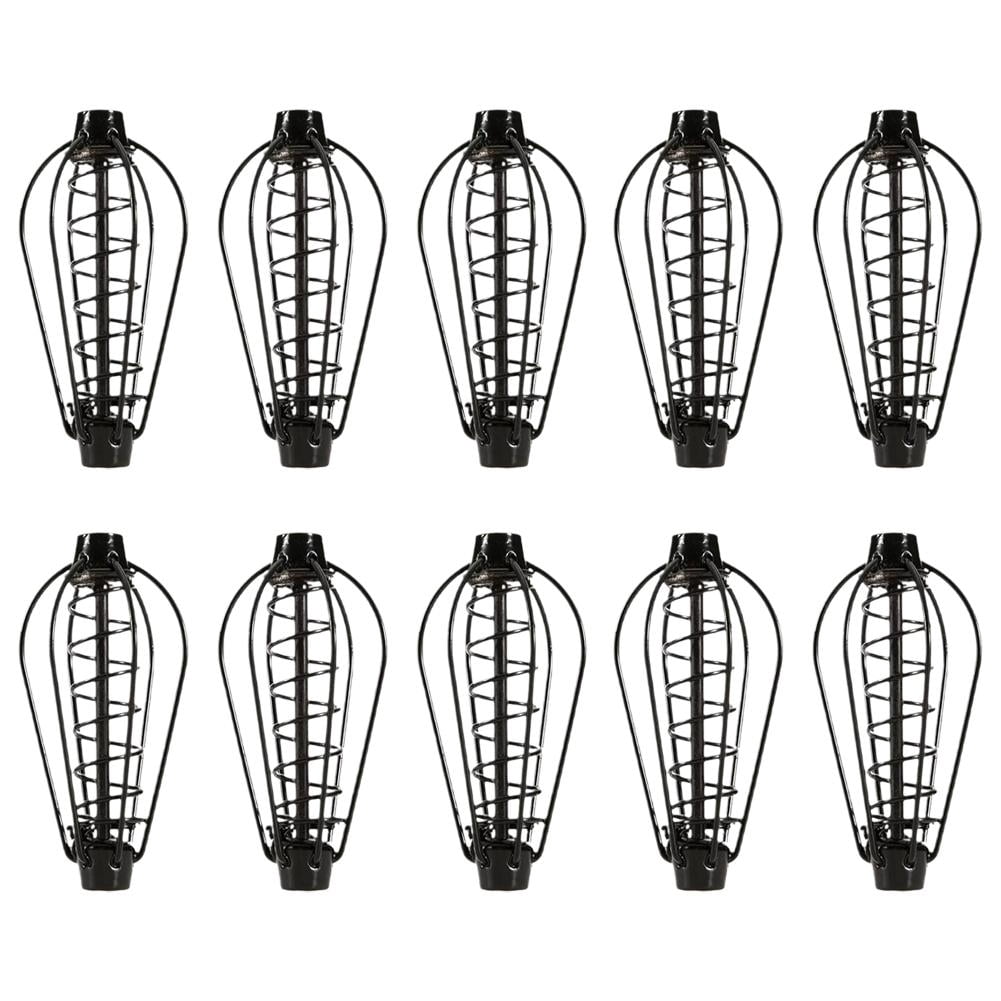 10 Pack Black Fishing Bait Feeder Cages, 20g European Style Carp ...