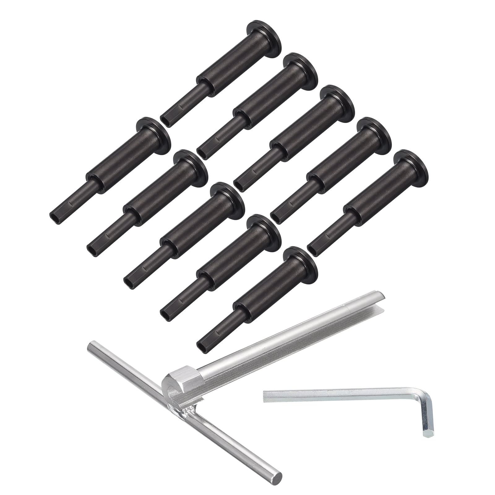 10 Pack Black Invisible Cable Railing Kit, T316 Stainless Steel 1/8 ...