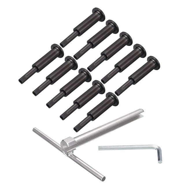 10 Pack Black Invisible Cable Railing Kit, T316 Stainless Steel 1/8 ...