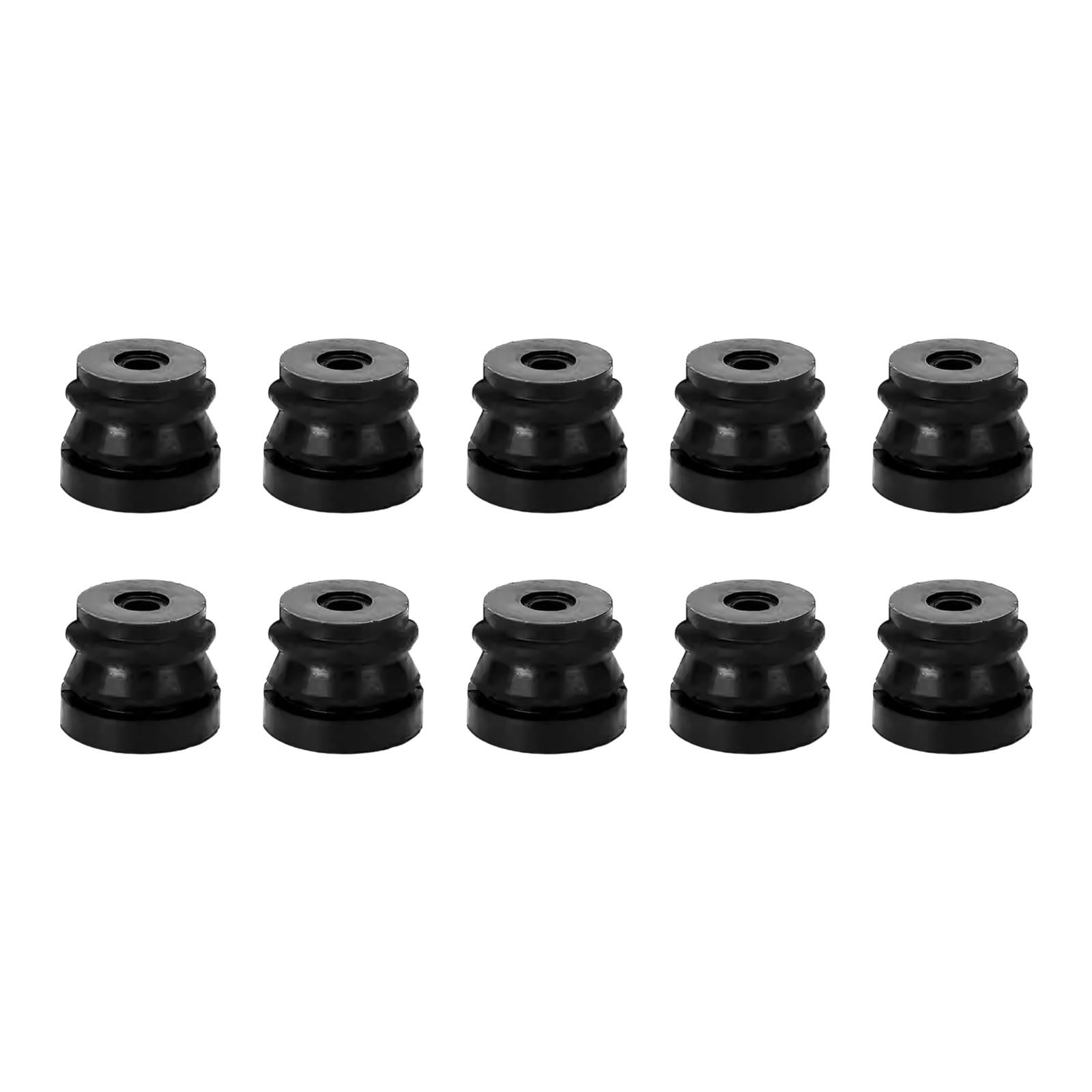 10 Pack Black Rubber Washers for Power Tools Flexible Hardware Spacers ...