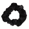 10 Pack Black Velvet Scrunchie Hair Elastics Hair Bobbles Hair Bands ...