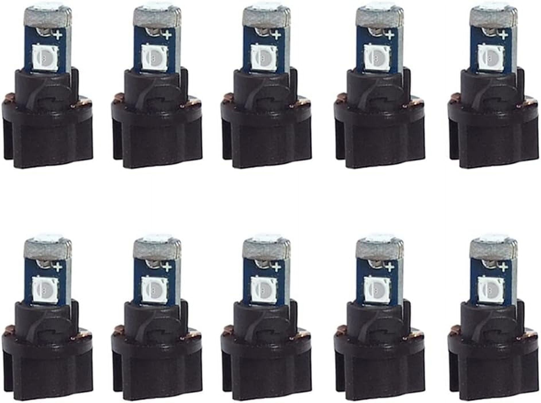 10-Pack Blue T5 2721 37 74 Wedge Led Bulb PC74 Twist Sockets ...