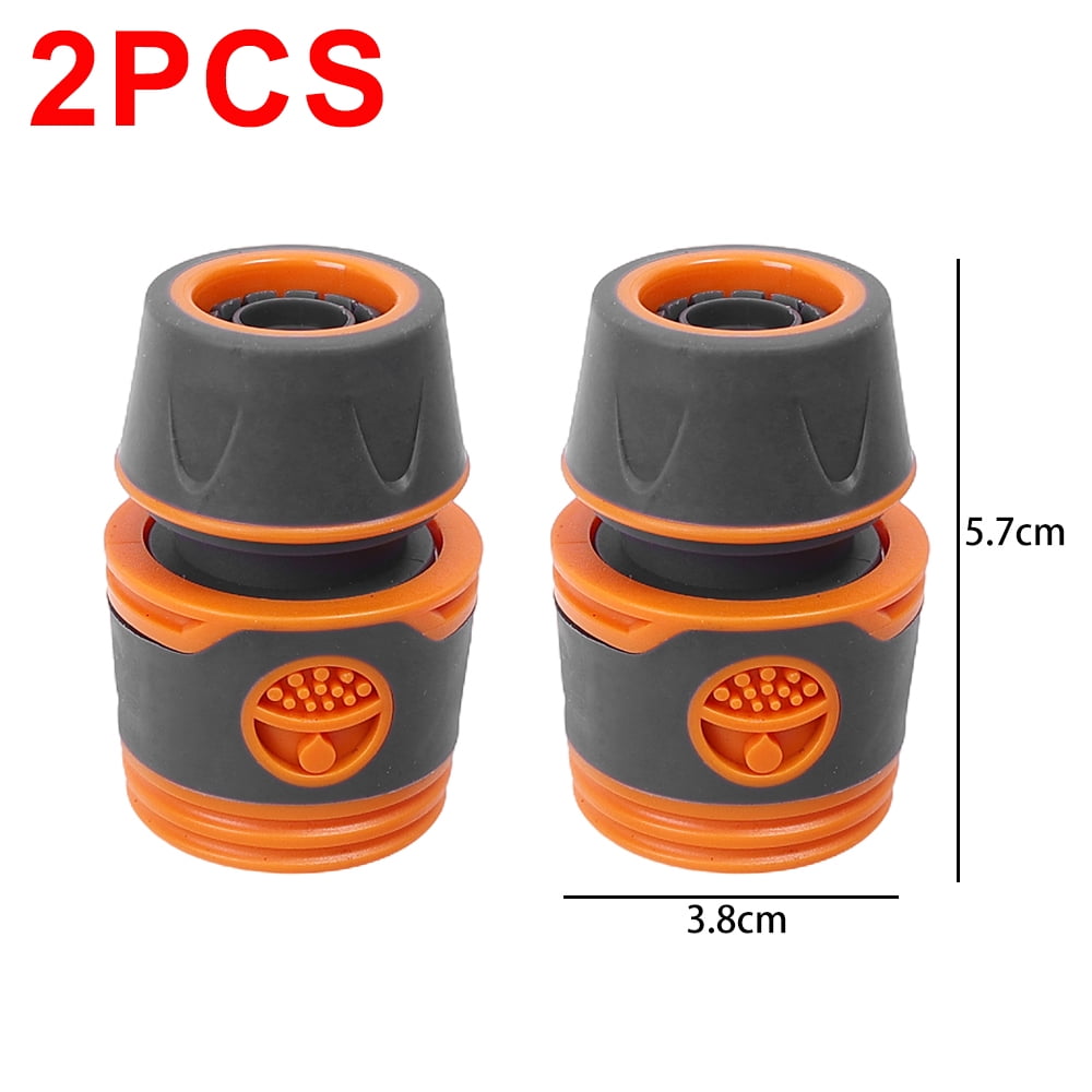 10-Pack Brass Garden Hose Quick Connectors - 3/4" GHT Standard Fit ...