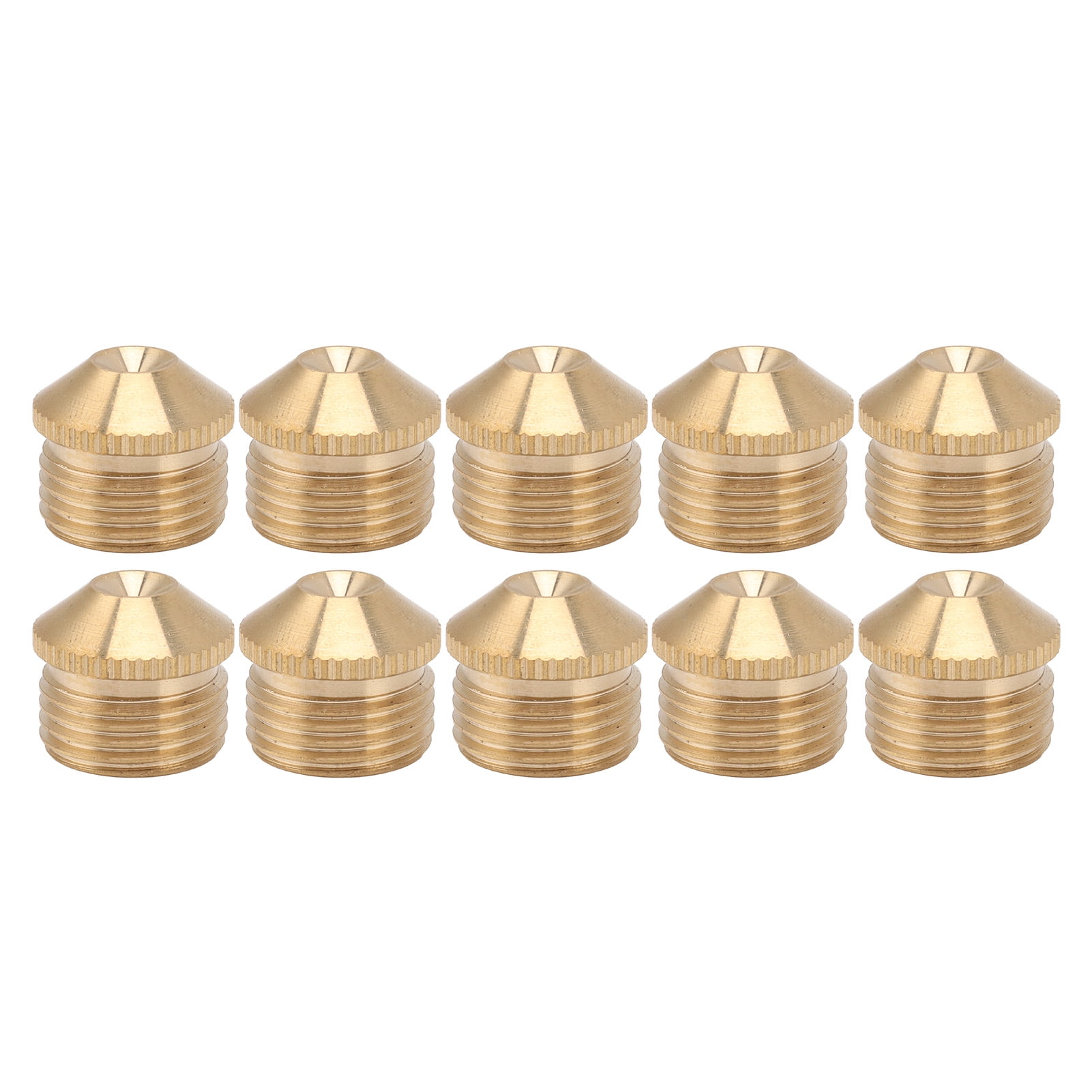 10-Pack Brass Misting Nozzles - Fine Mist Sprinkler Heads for Cooling ...