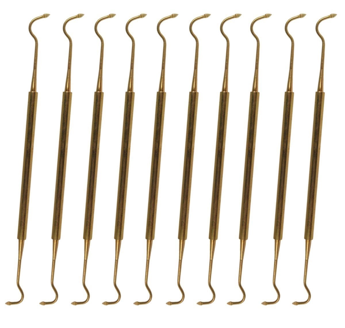 Captain O-Ring Brass O-Ring Pick Tool, 10 Pack, Solid Brass ...
