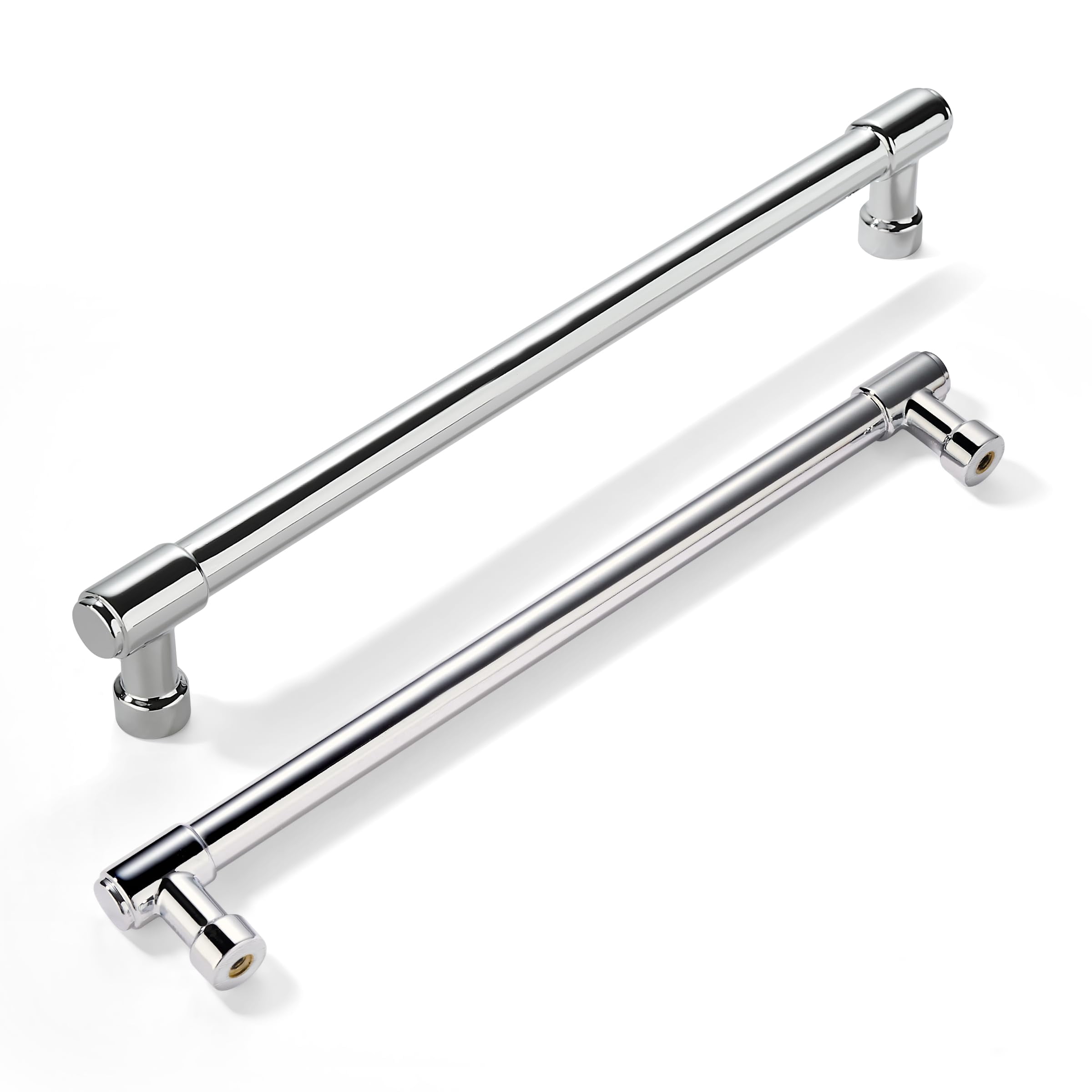 10 Pack Brushed Brass Cabinet Pulls 5 Inch(128MM) Hole Centers Kitchen ...